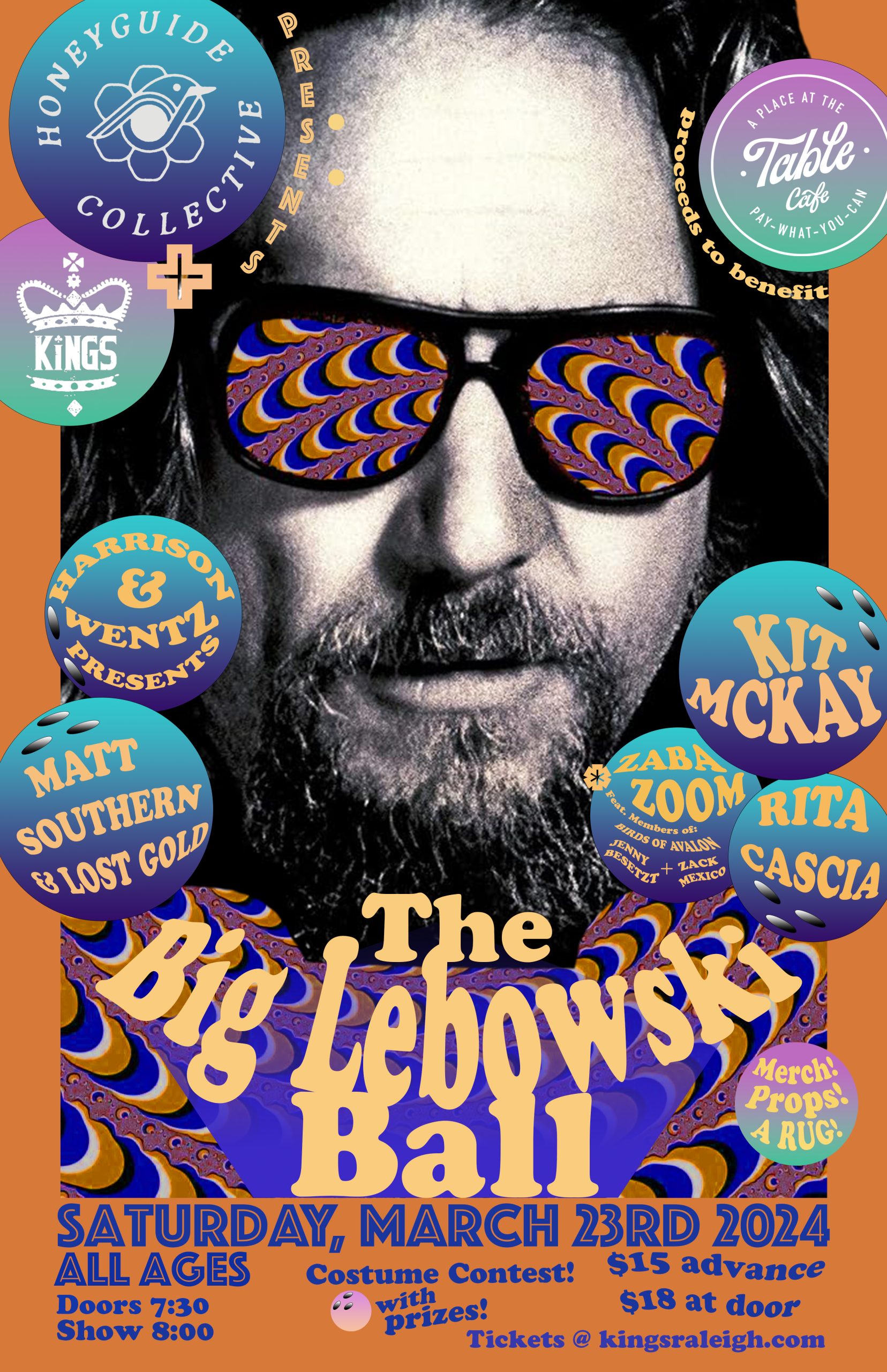 The Big Lebowski Ball at Kings, 3/23/2024 - WKNC 88.1 FM - North ...