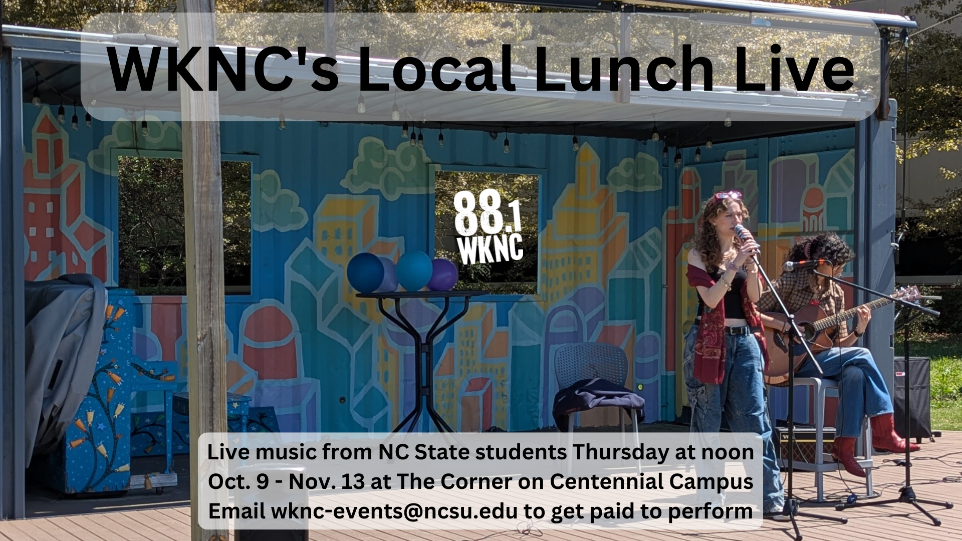 WKNC's Local Lunch Live - WKNC 88.1 FM - North Carolina State ...